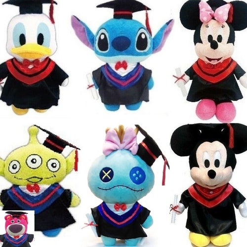 14 23 Cartoon Graduation Plush Figure Grad Gift - Etsy