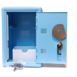 Kids Adult Metal Safe Bank Coin Money Case Valuables Storage Box With ...