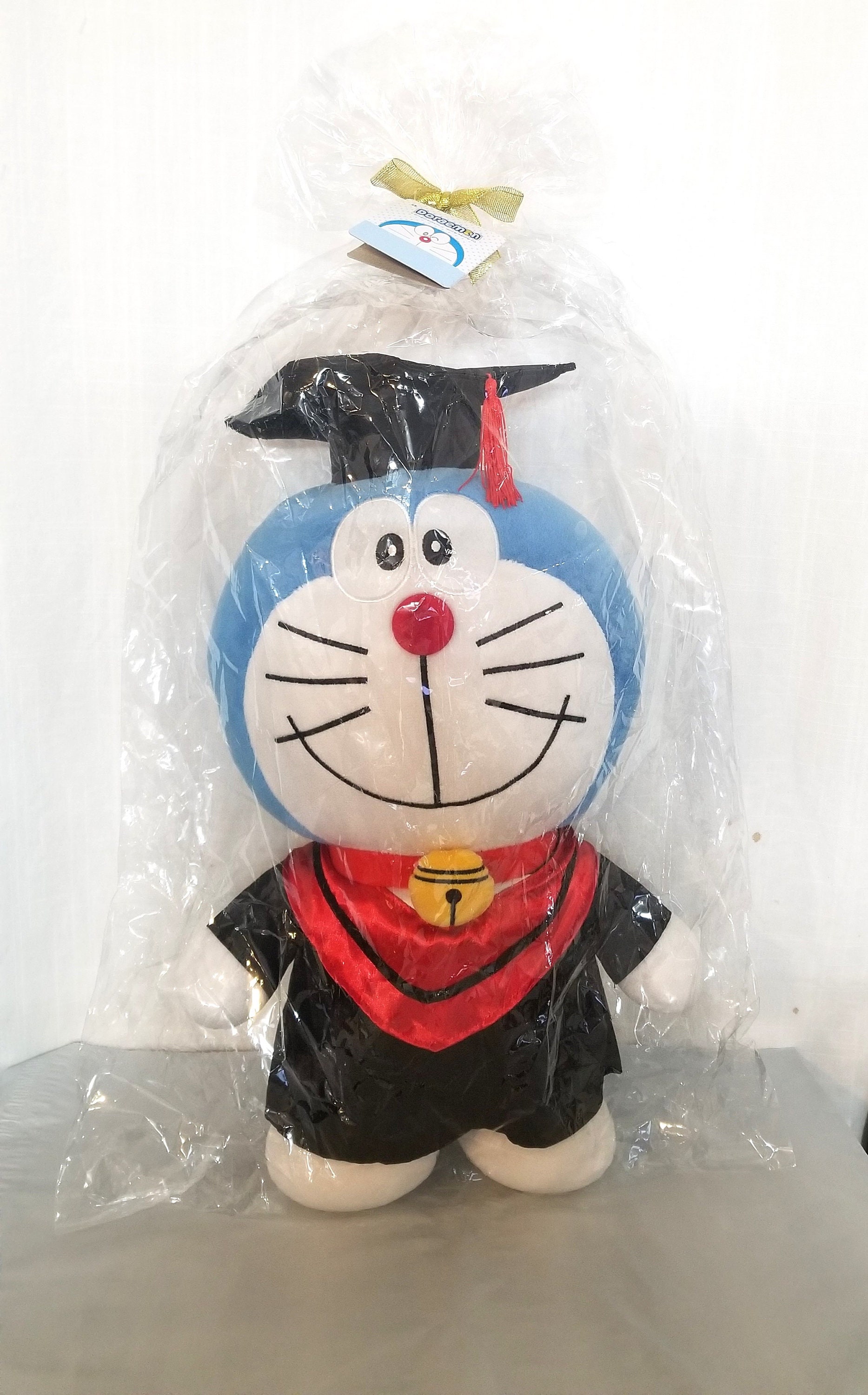 1418 Doraemon Graduation Plush Grad Gift Fluffy | Etsy