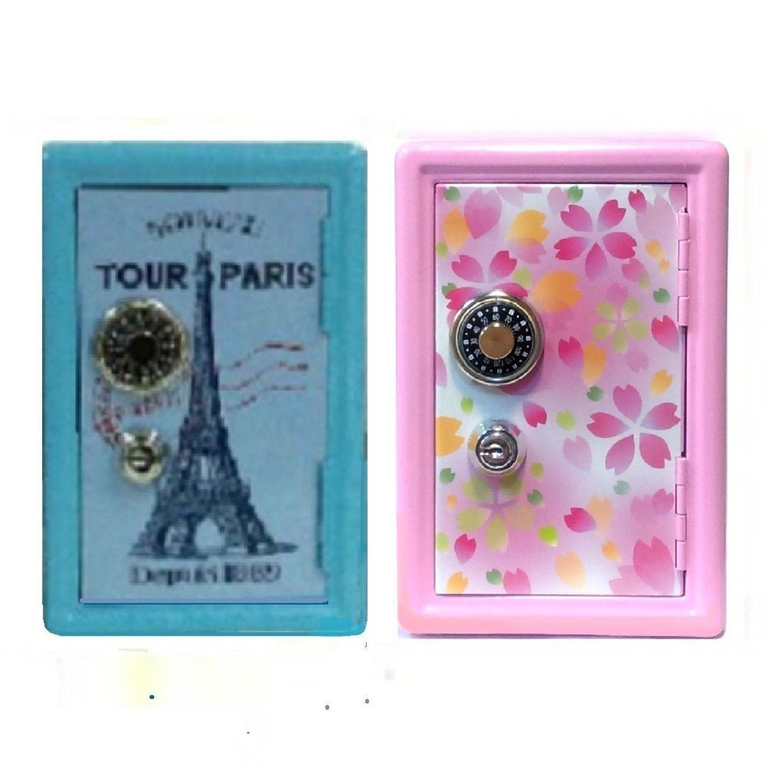 Kids Adult Metal Safe Bank Coin Money Case Valuables Storage Box With ...