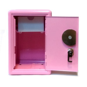 Kids Adult Metal Safe Bank Coin Money Case Valuables Storage Box With ...