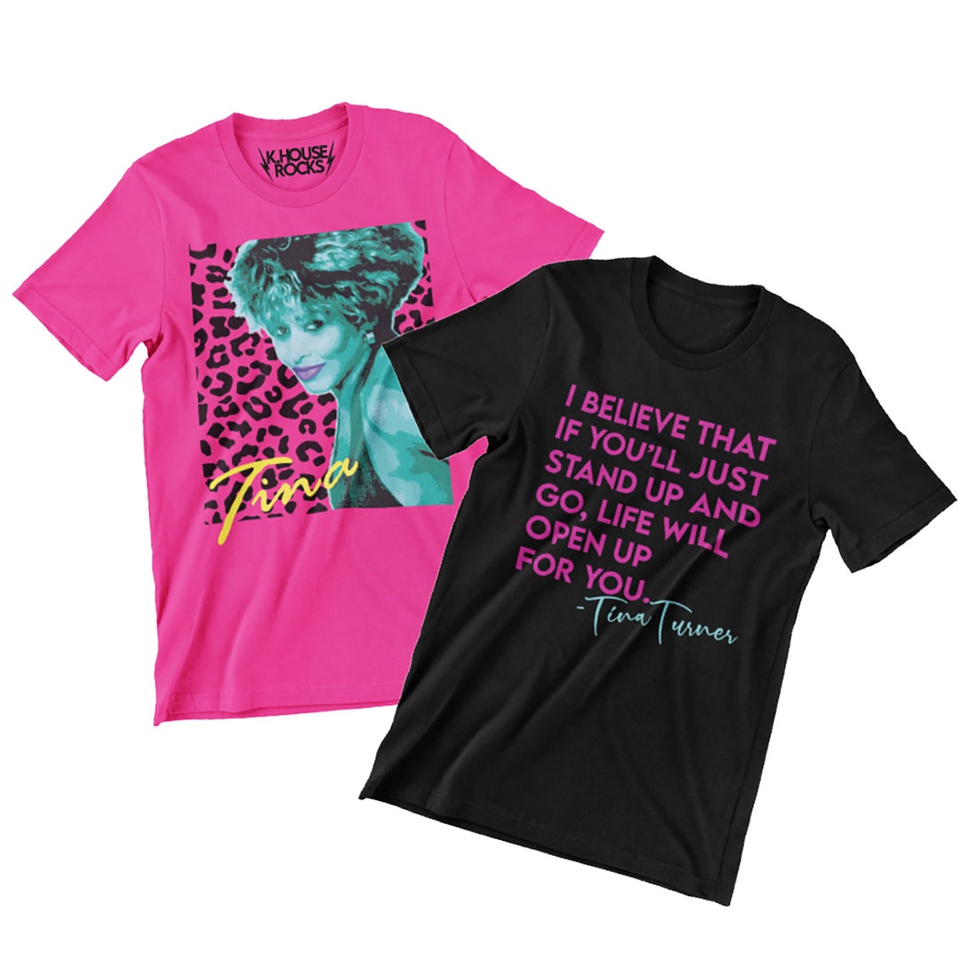 Tina Turner Bundle Tee, 2 Tee Bundle, Tina Turner T-shirt - Etsy