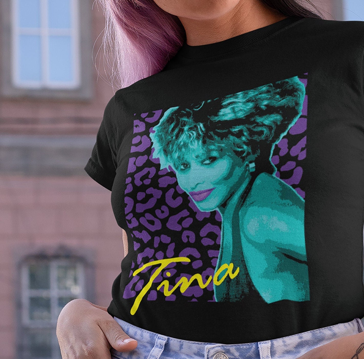 Tina Turner Tee Icon Singer DTG Tee Printed Tee Tina - Etsy