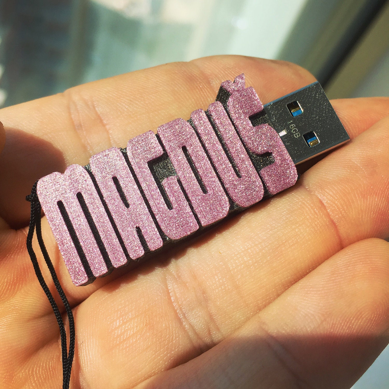Personalized USB Flash Drive With Custom Text - Etsy