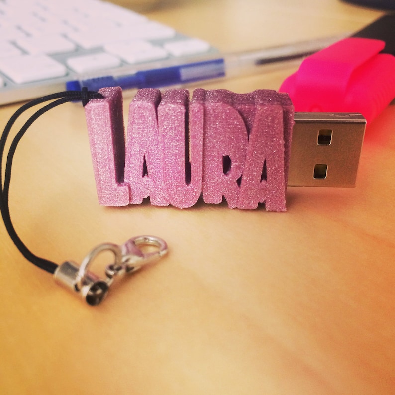 Personalized USB Flash Drive With Custom Name - 3D Printed - Etsy