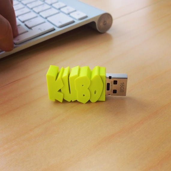 Personalized USB Flash Drive With Custom Name 3D printed | Etsy