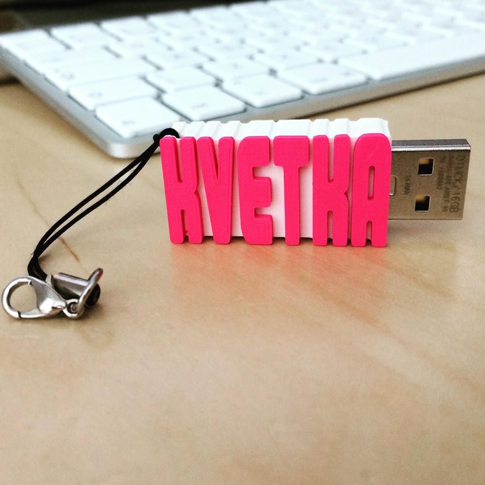 Personalized USB Flash Drive With Custom Text - Etsy