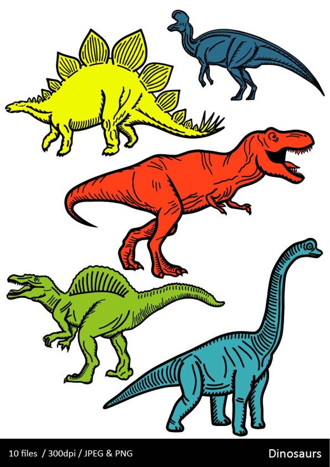 Dinosaur Clipart, Dinosaur Clip Art, 3 for 2, Dinosaur Party, Boys ...