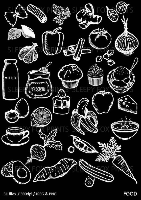 Chalkboard Menu Clip Art