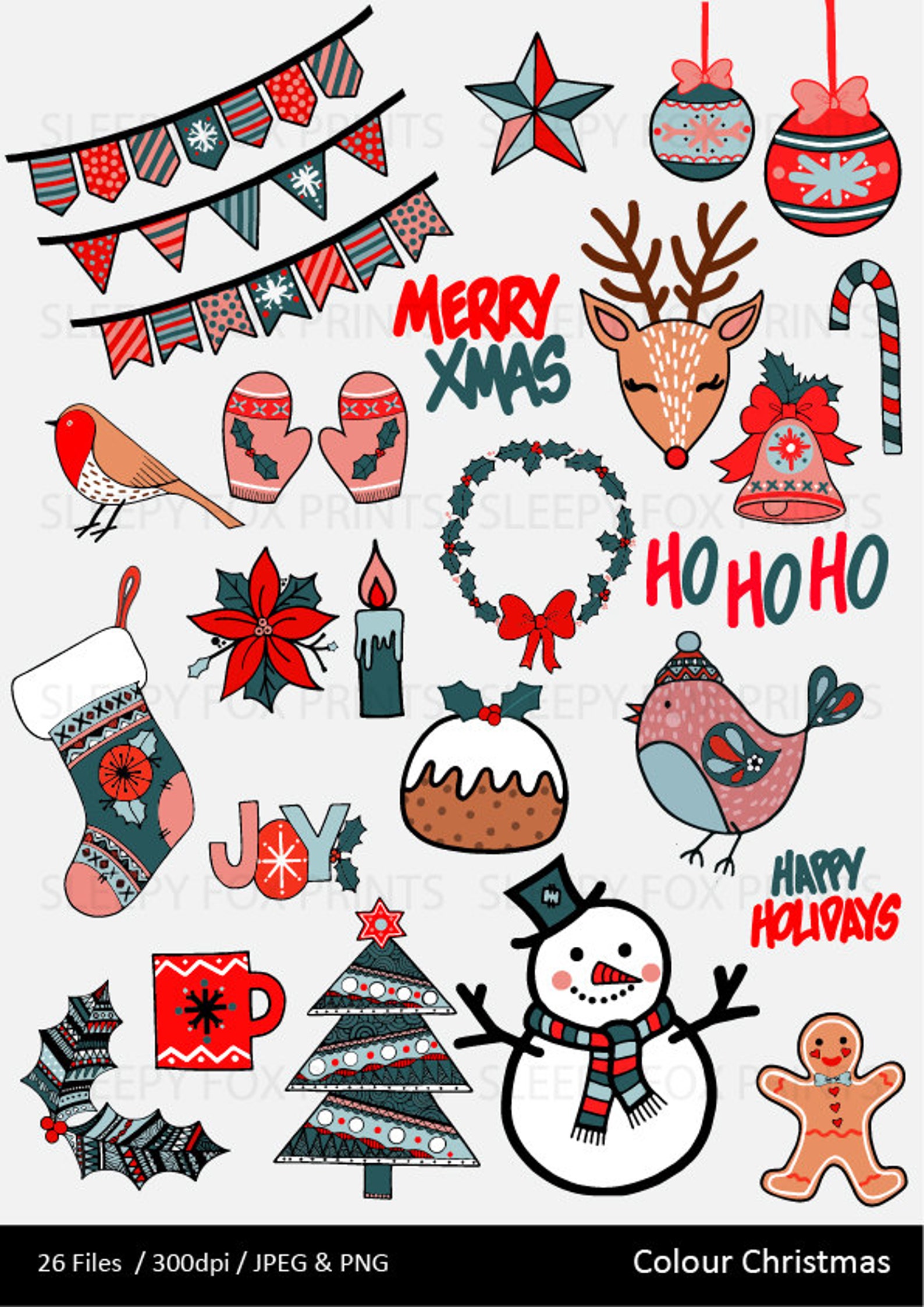 Christmas Clip Art, Clipart, Christmas, Colour, Color, Snowman ...