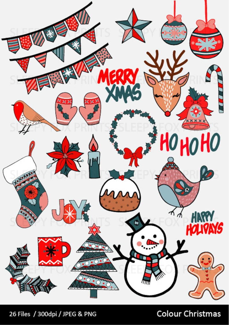 Christmas Clip Art, Clipart, Christmas, Colour, Color, Snowman ...