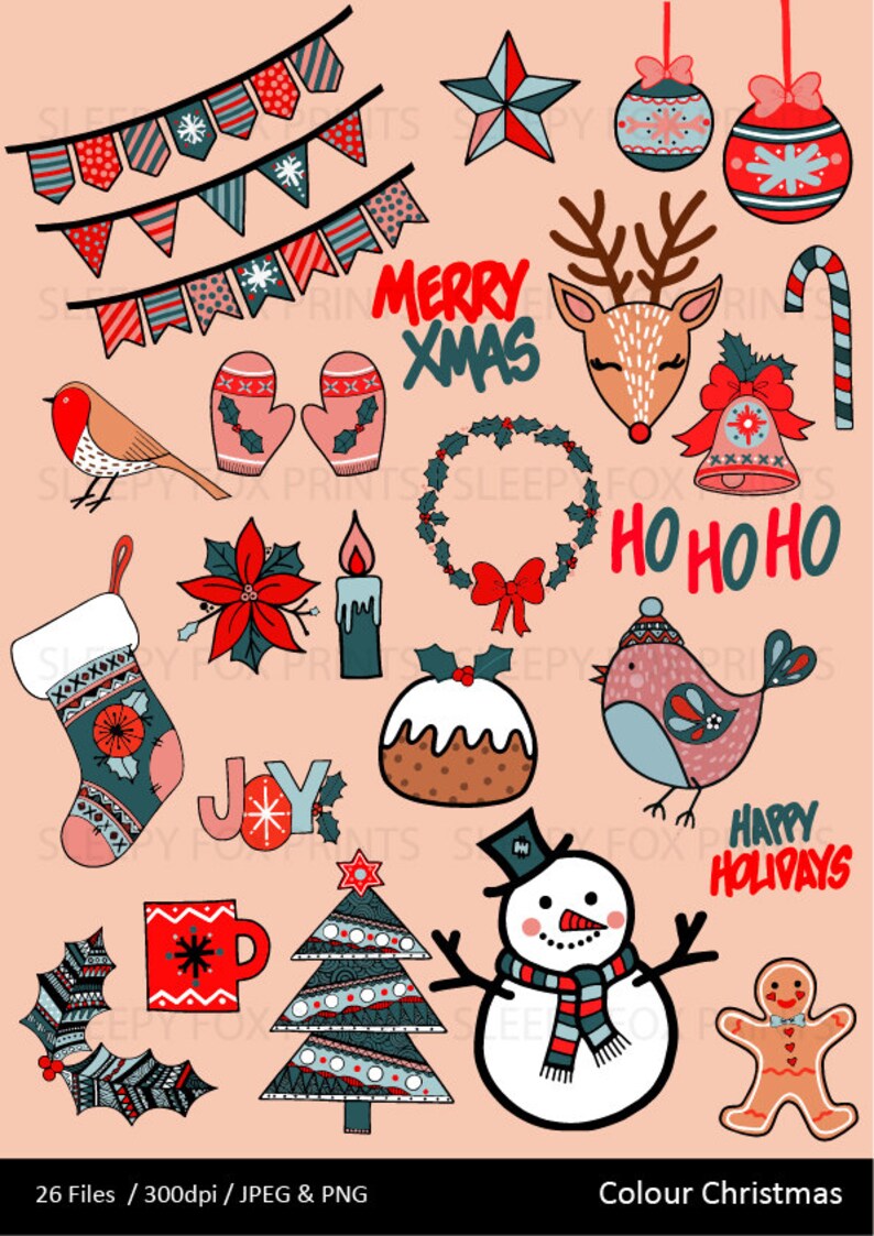 Christmas Clip Art, Clipart, Christmas, Colour, Color, Snowman ...