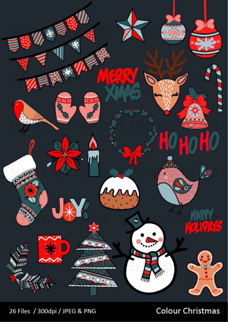 Christmas Clip Art, Clipart, Christmas, Colour, Color, Snowman ...