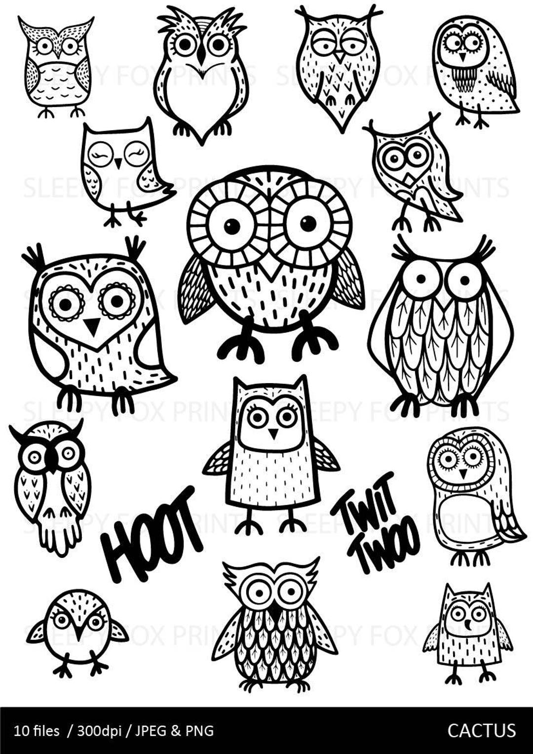 Owl Clipart, Clip Art, Owls, Birds, Hoot, Twit Twoo, Party Invites ...