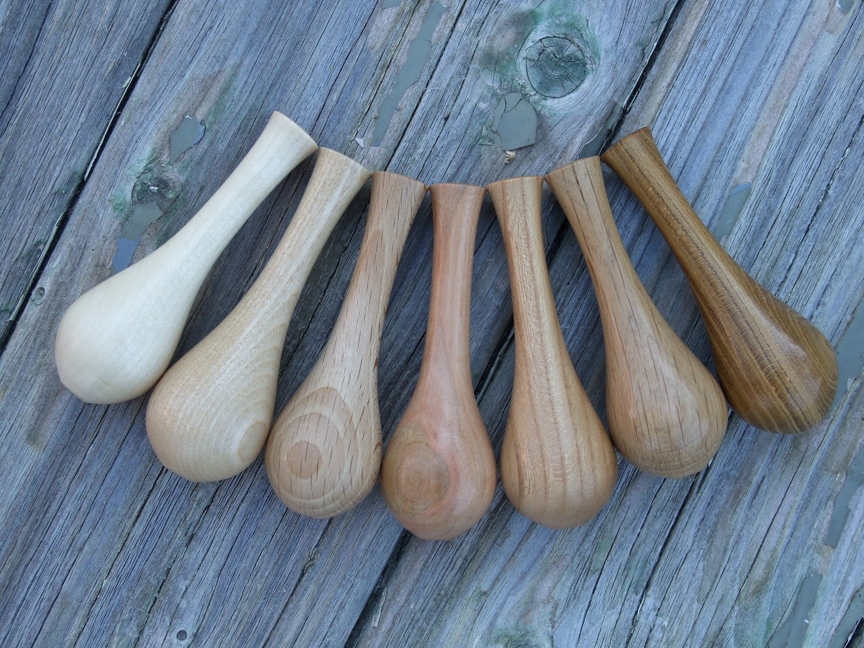Wooden Light Pulls - "baluster" - Sycamore, Ash, Beech, Cherry, Elm ...