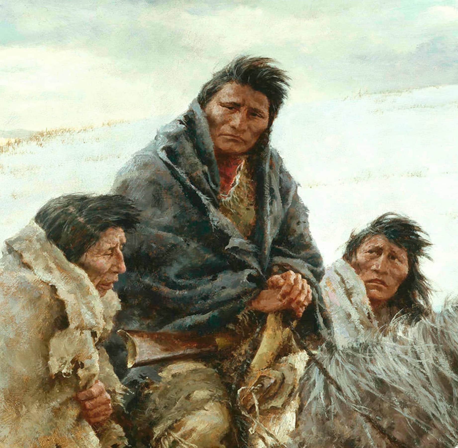 I Will Fight No More Forever, Nez Perce Chief Joseph; 24x36 Inch Print ...