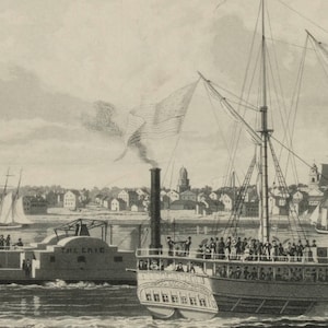 City of Detroit, Michigan, 1837; 24x36 Inch Print Reproduced From a ...