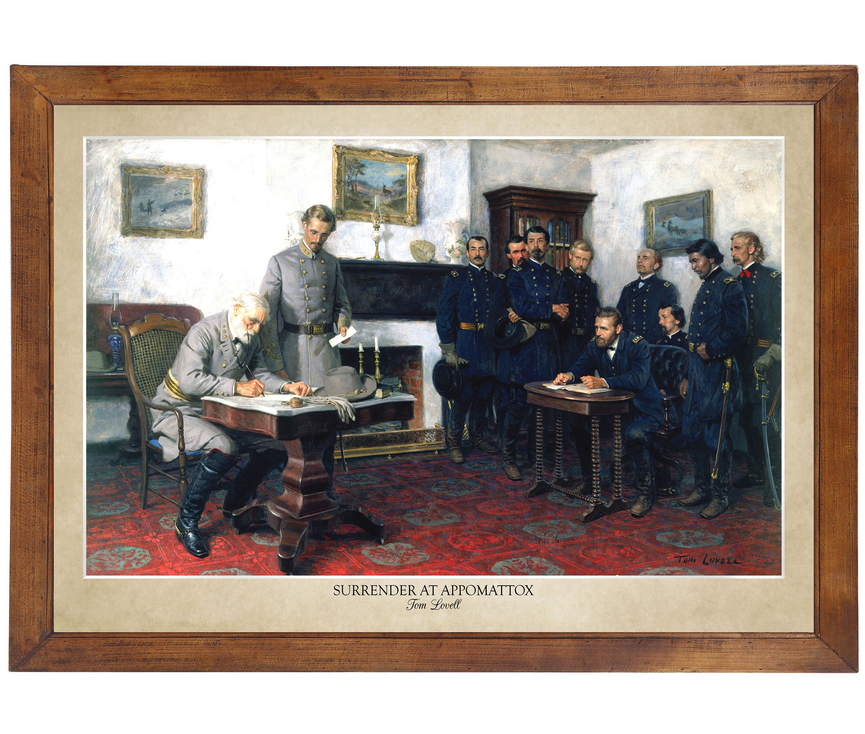 Surrender at Appomattox; 24x36 Inch Print Reproduced From a Vintage ...