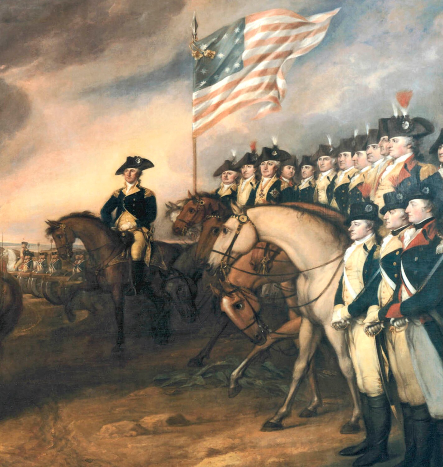 Surrender of Lord Cornwallis at Yorktown, John Trumbull 1826; 24x36 ...