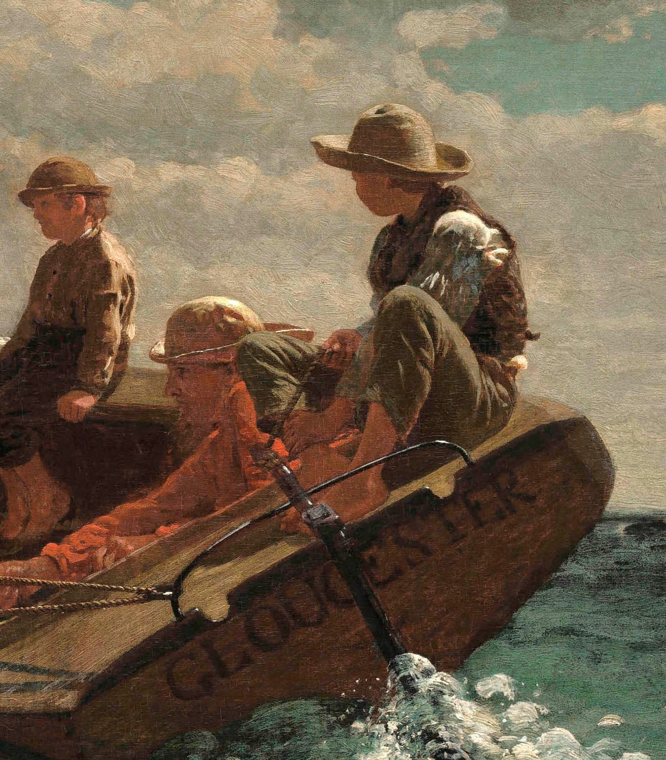 Breezing Up a Fair Wind, Winslow Homer 1876 Impresión de 24x36 pulgadas ...