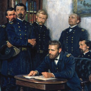 Surrender at Appomattox; 24x36 Inch Print Reproduced From a Vintage ...
