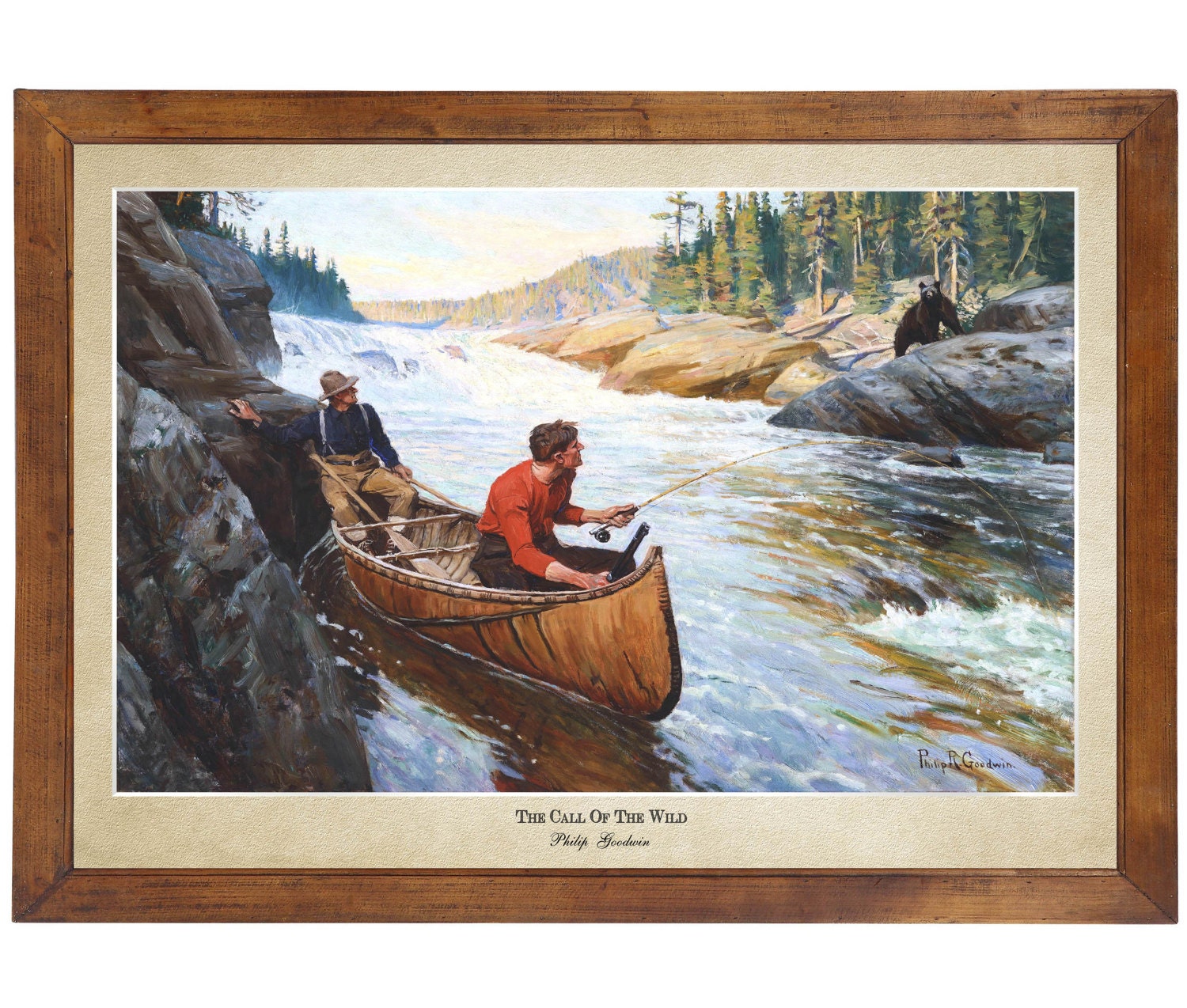 The Call of the Wild by Philip Goodwin 24x36 Inch Print Reproduced From ...