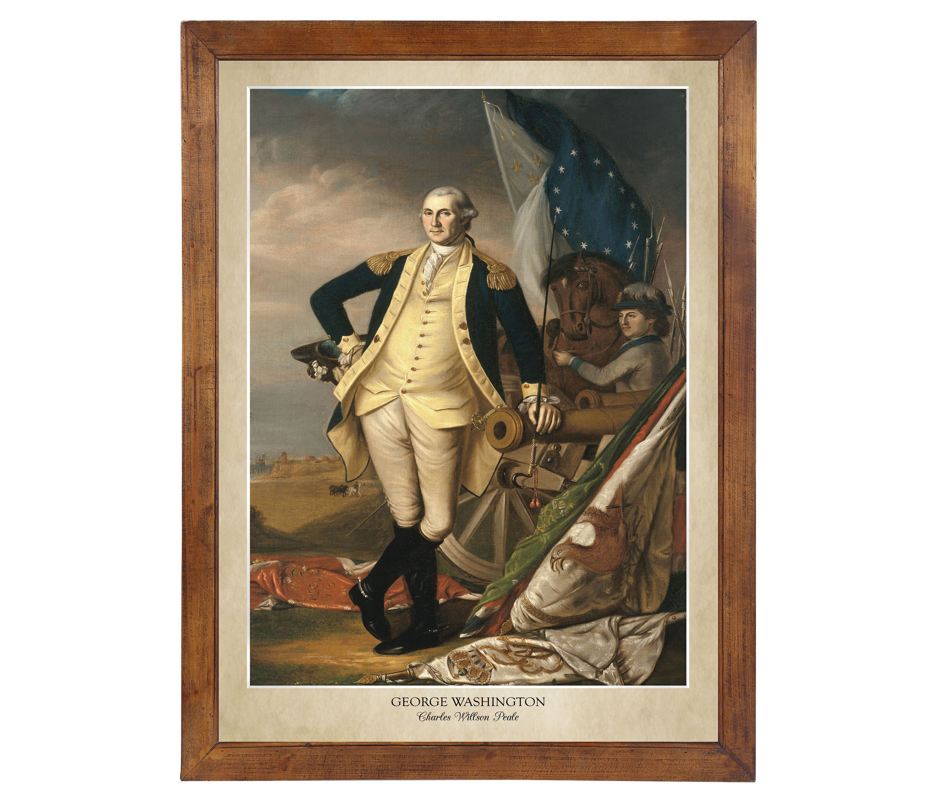 George Washington (at the Battle of Princeton), Charles Willson Peale ...