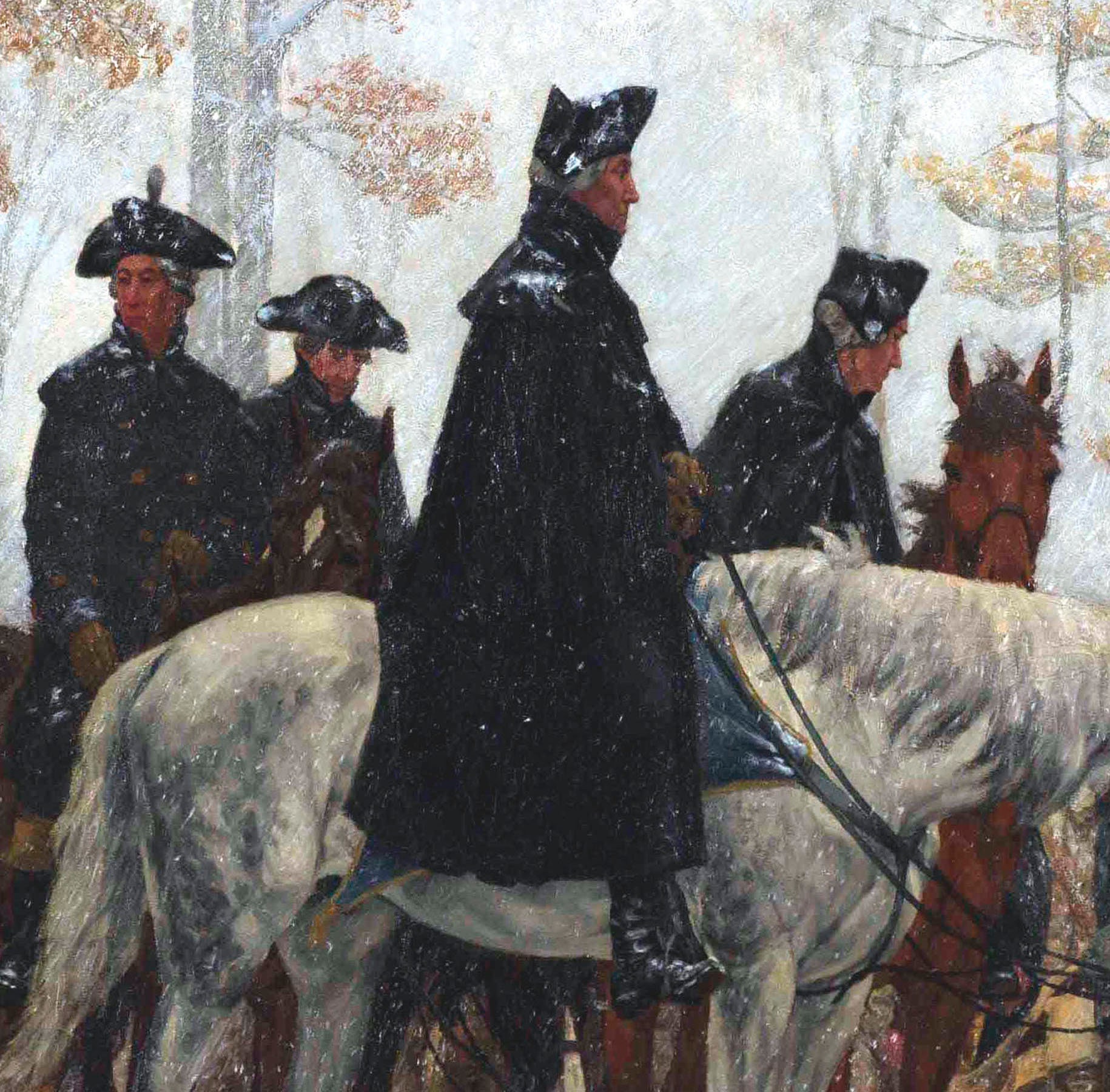 The March to Valley Forge, William Trego; 24x36 Inch Print Reproduced ...