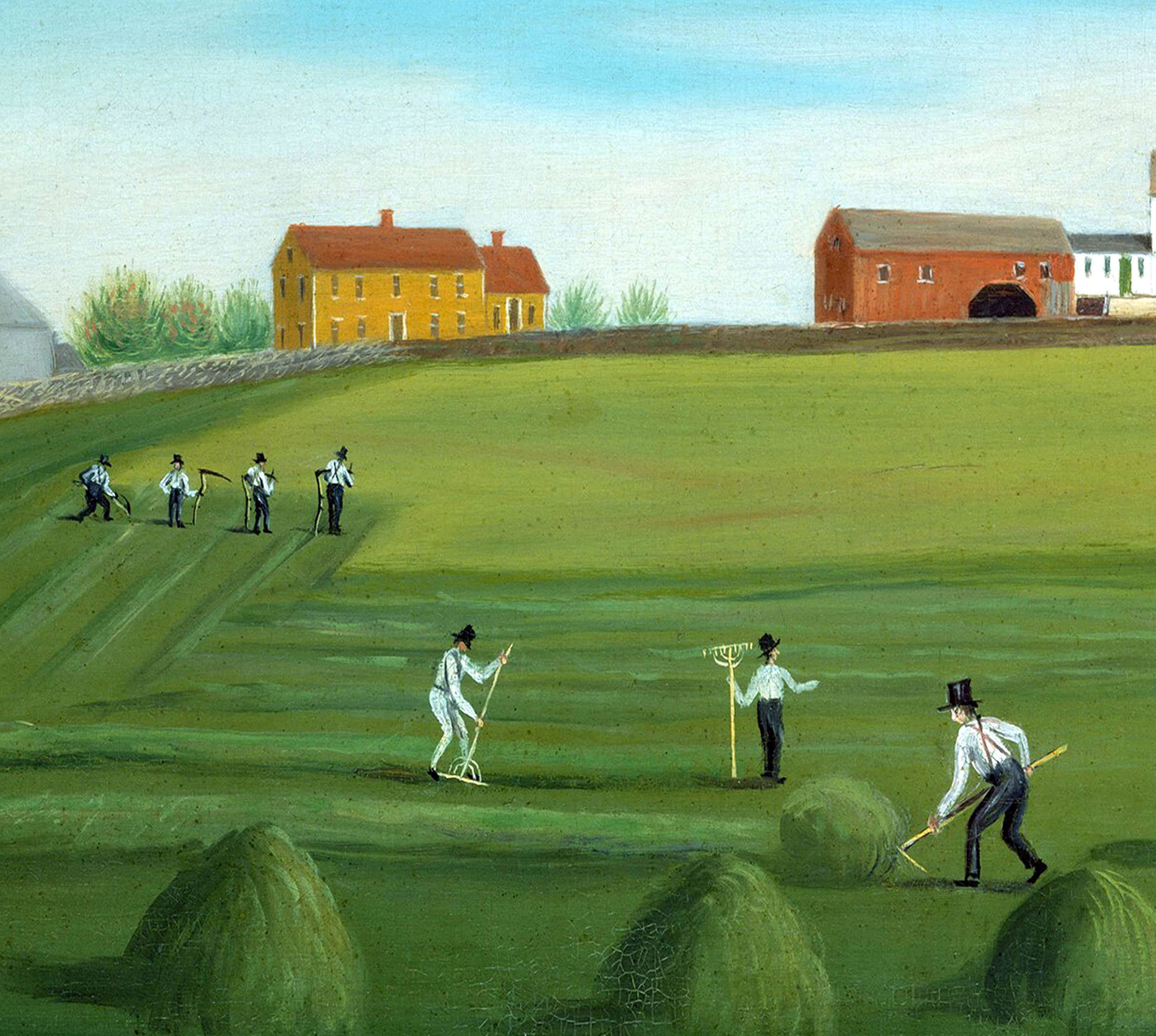 Ralph Wheelock's Farm, Francis Alexander 1822 24x36 Inch Print ...