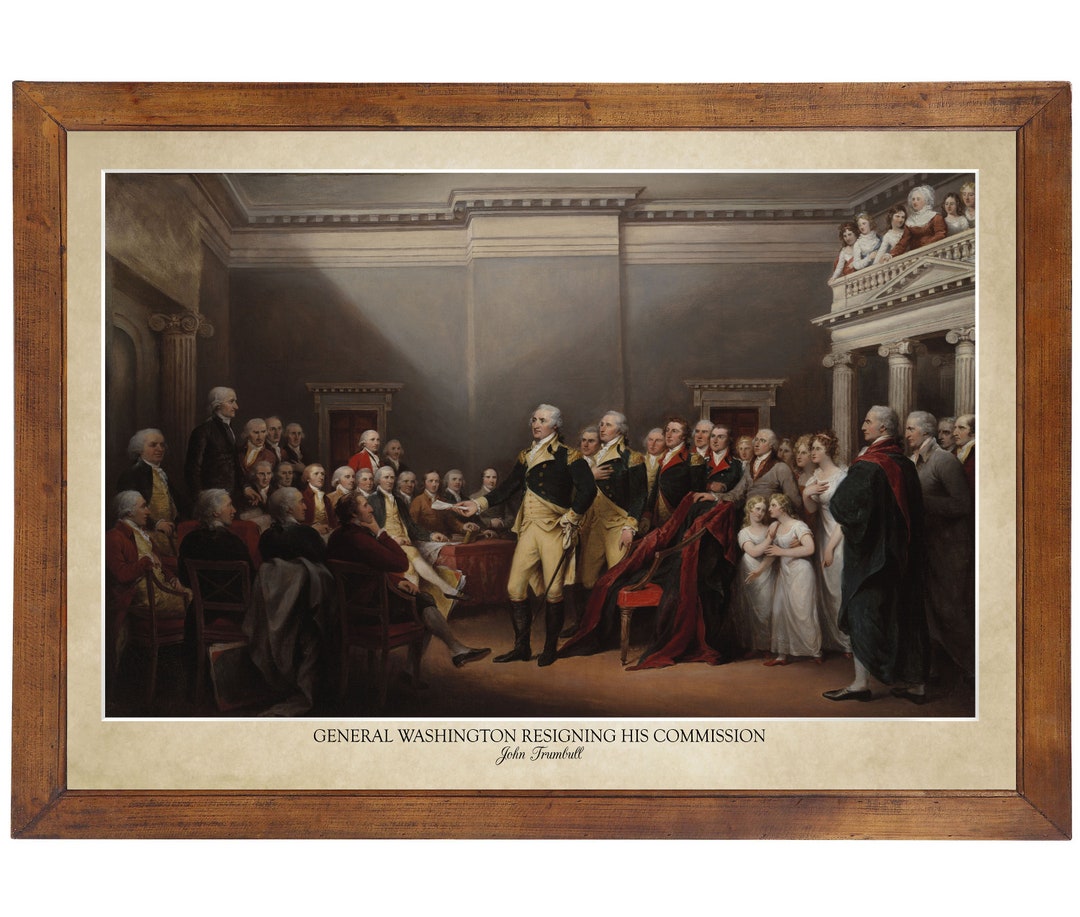 General Washington Resigning His Commission [in 1783], John Trumbull ...