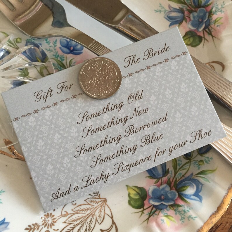 Lucky Sixpence Bride // Lucky Sixpence //gift for Bride // Bridal Gift // Good Luck Wedding Gift ...