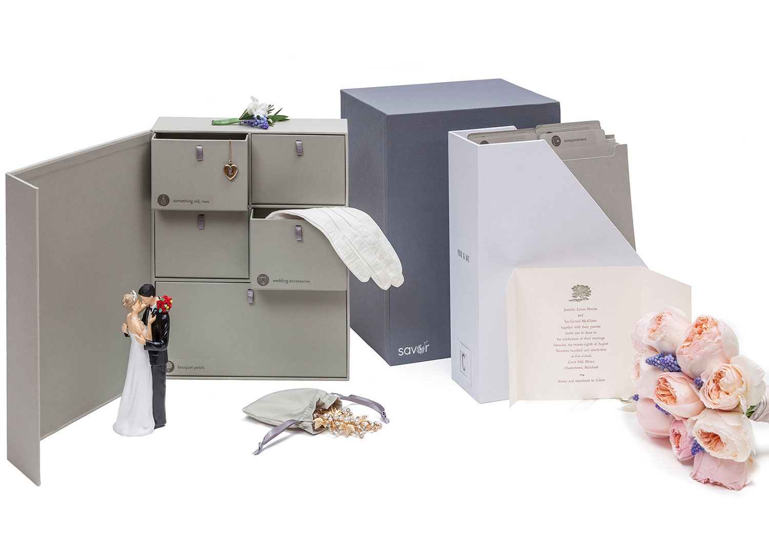 Deluxe Wedding Keepsake Box Bridal Shower Wedding | Etsy