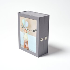 Story Box | Photo Frame & Keepsake Box in One | Custom Memory and ...