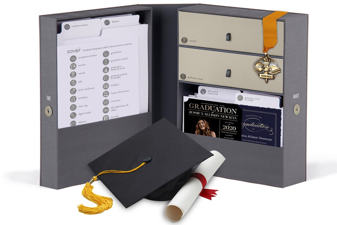 Graduation Keepsake Box the Vault Graduate Box Grad Gift Class of 2023 ...