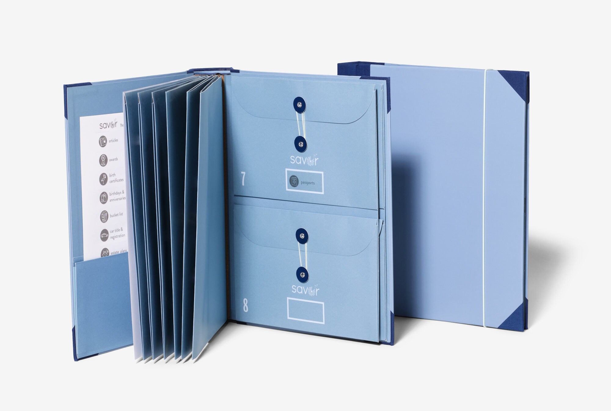 Personalized Folio Document Organizer | Archival Envelopes, Illustrated ...