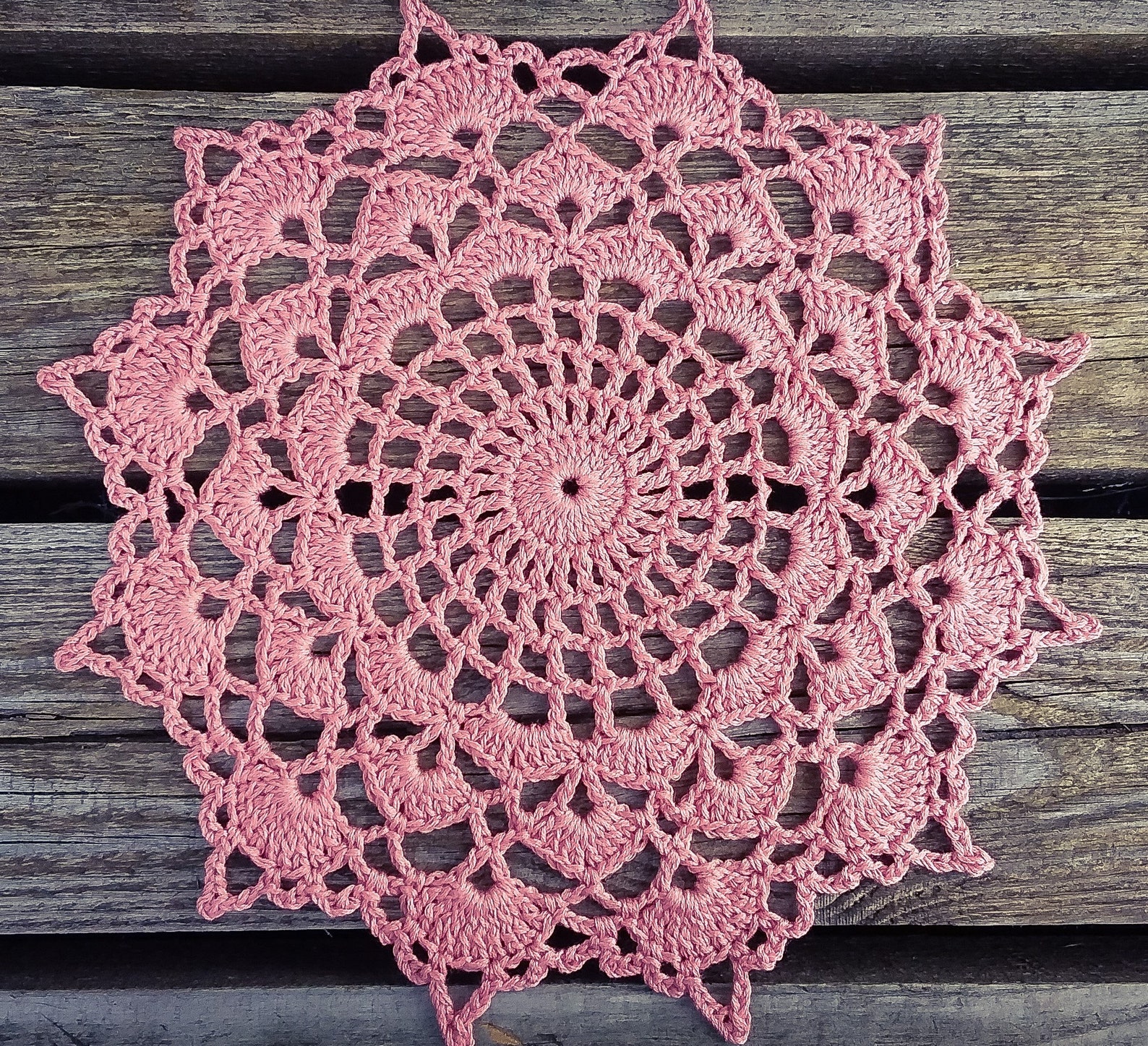 CROCHET PATTERN Charming Shells Doily Written Pattern PDF - Etsy