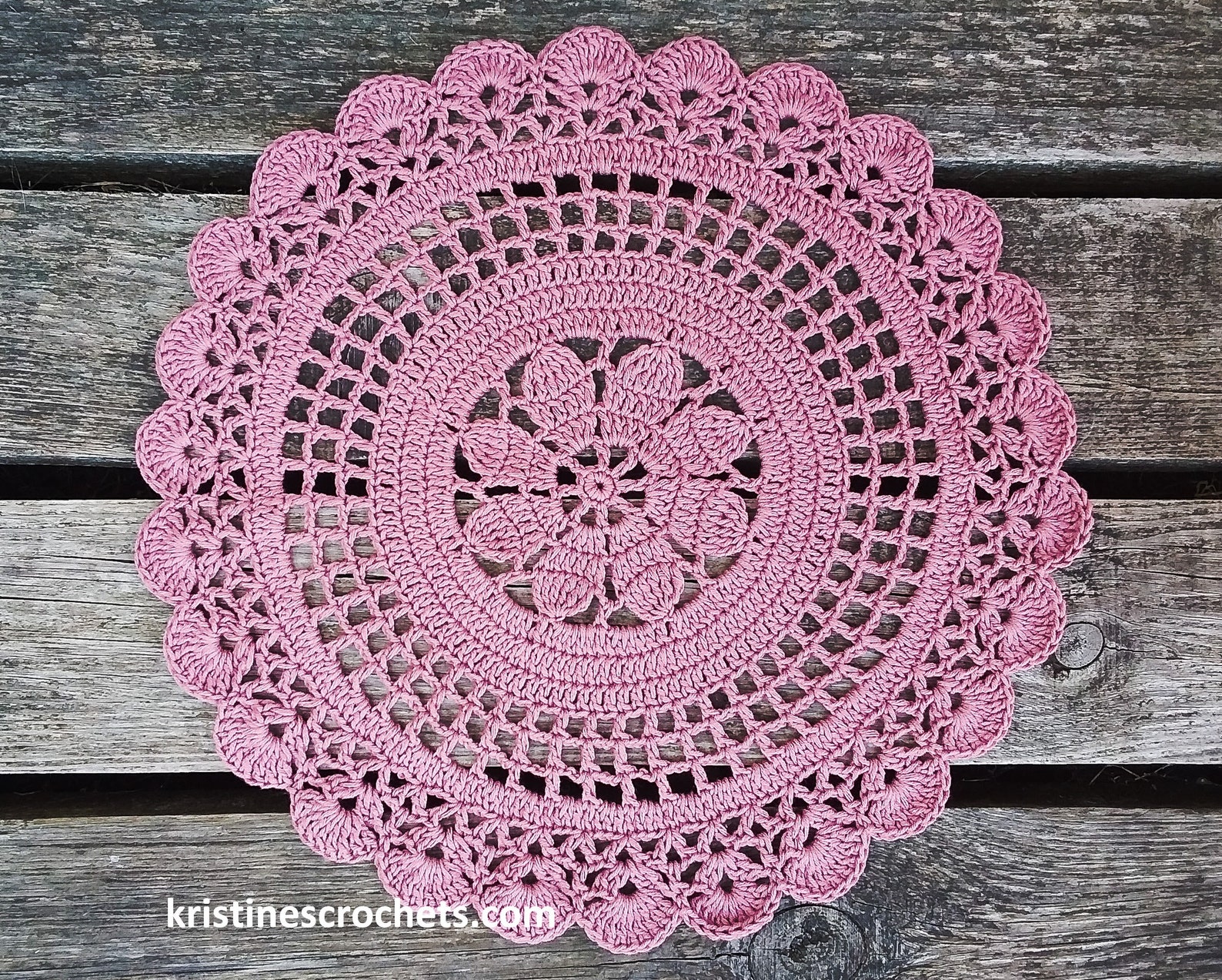 CROCHET PATTERN - Tea Rose Doily Written Pattern PDF | English - Etsy