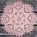 CROCHET PATTERN Tea Rose Doily Written Pattern PDF English - Etsy