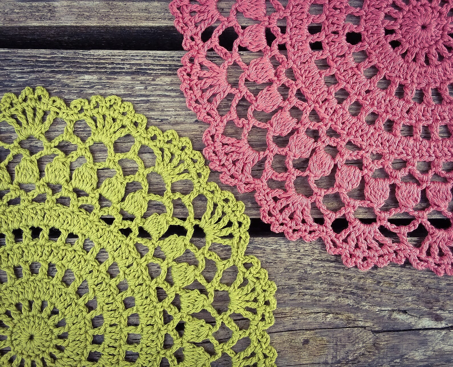 CROCHET PATTERN - Round Lace Doily Written Pattern PDF | English - Etsy