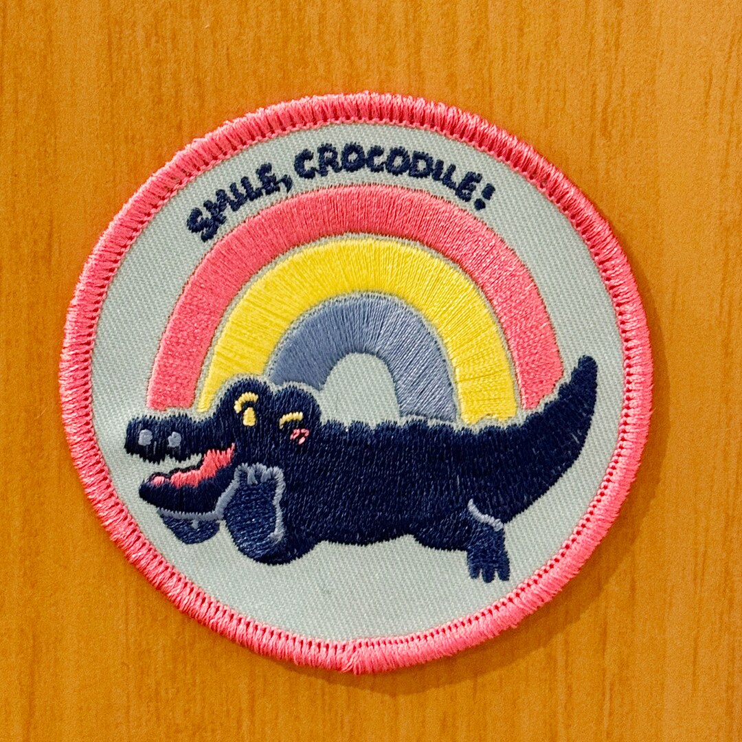 Smile Crocodile Patch - Etsy