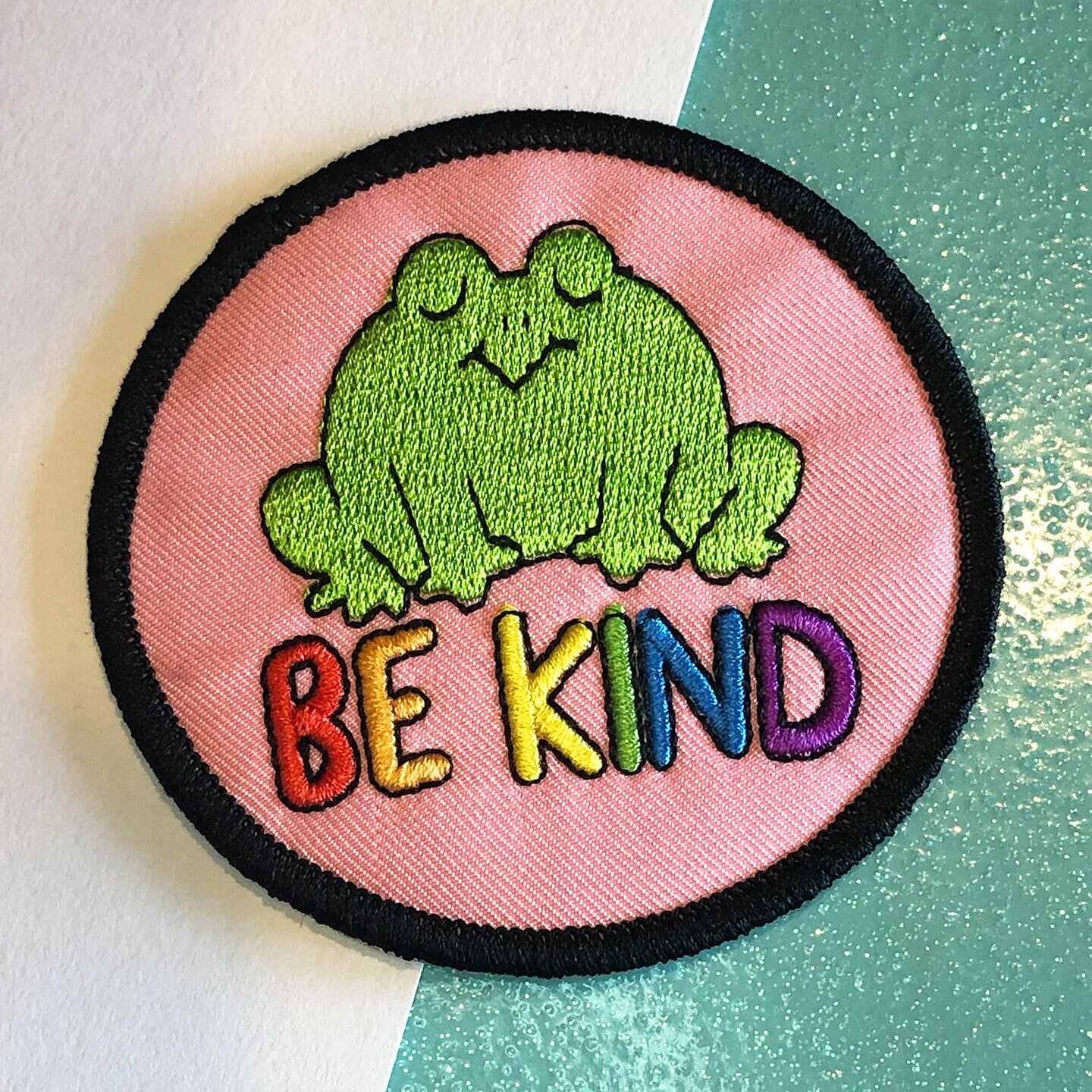Be Kind Frog Patch | Etsy