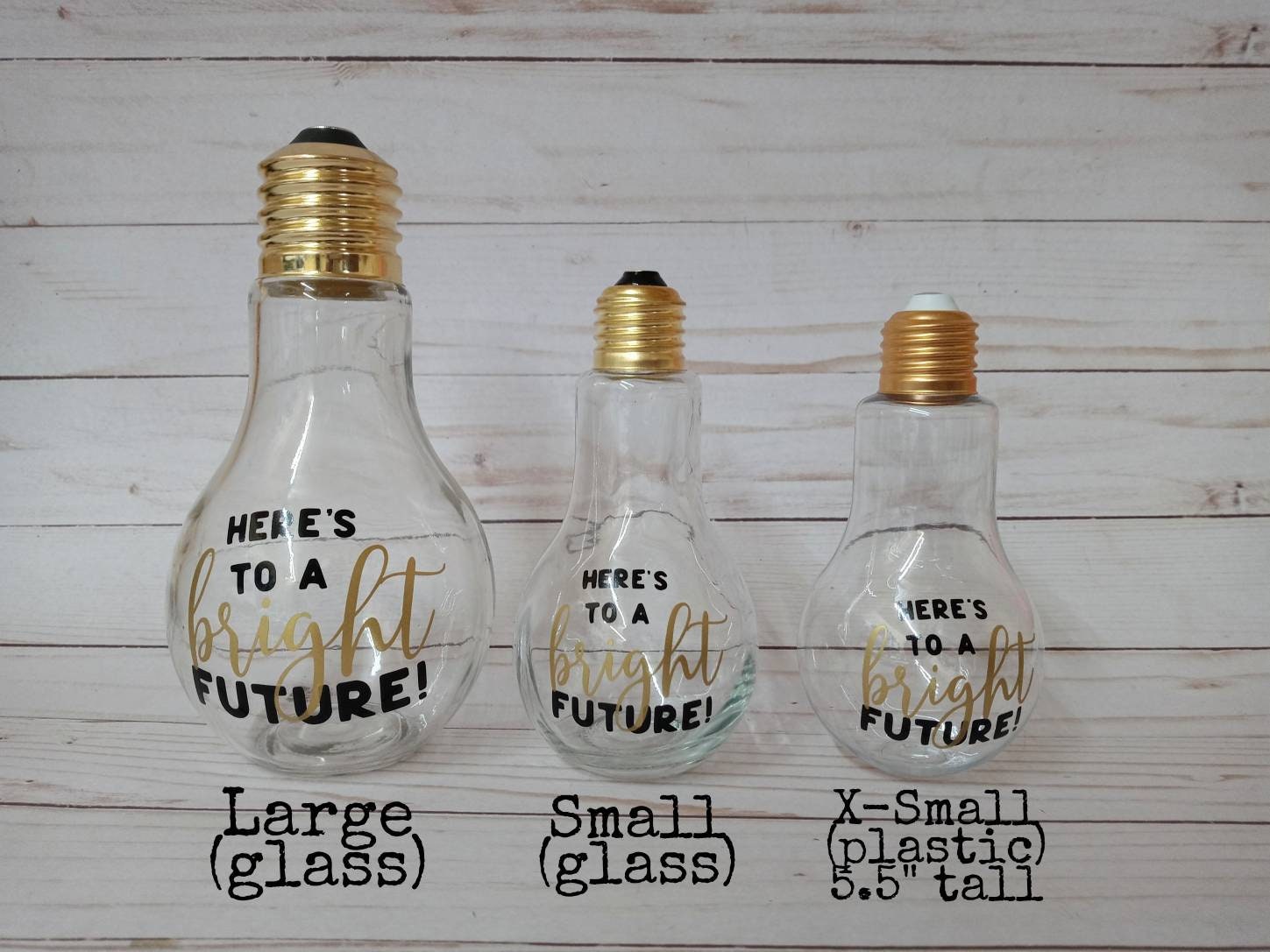 Here's to a Bright Future Light Bulb Gift Graduation - Etsy