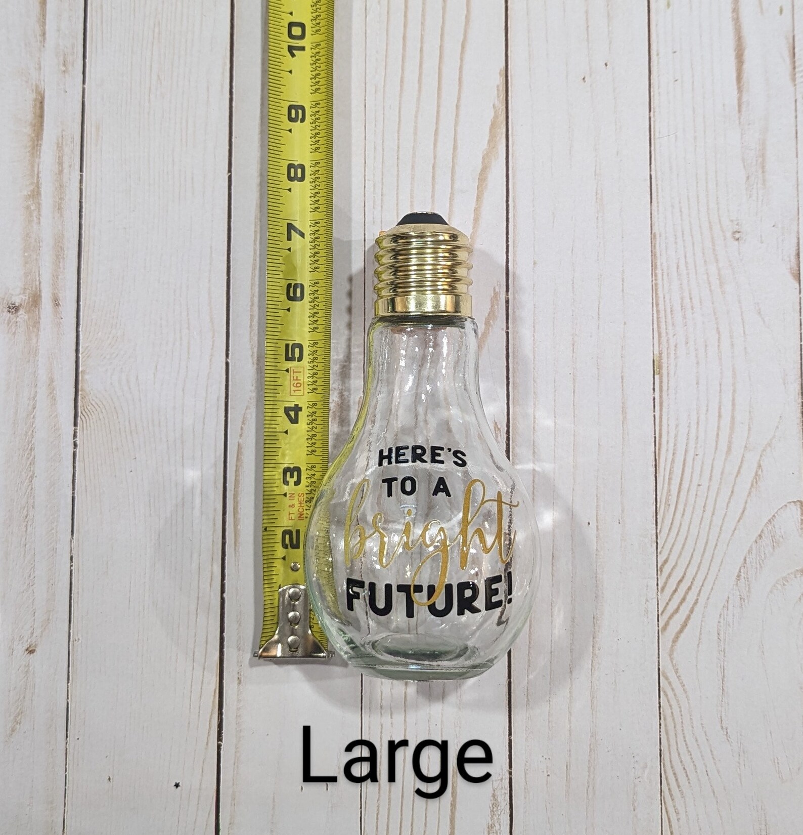 Here's to a Bright Future Light Bulb Gift Graduation Gift Wedding Gift ...