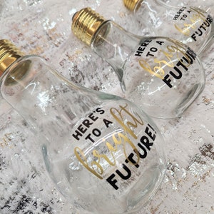 Here's to a Bright Future Light Bulb Gift Graduation - Etsy