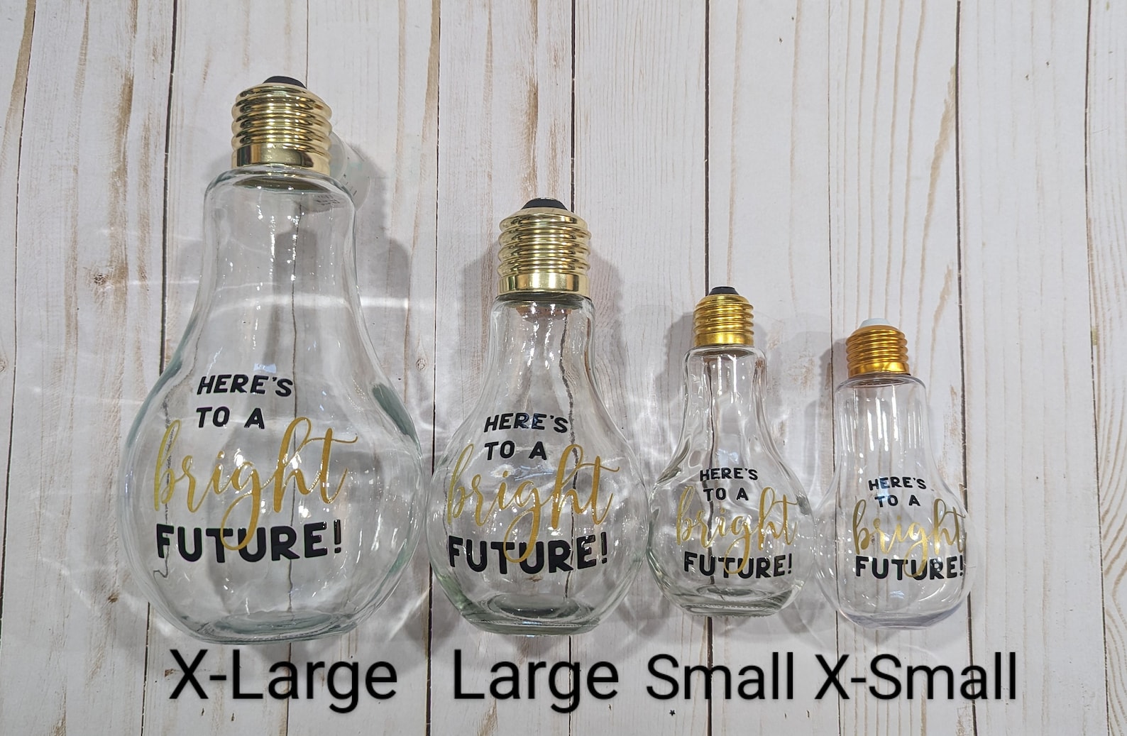 Here's to a Bright Future Light Bulb Gift Graduation Gift Wedding Gift ...