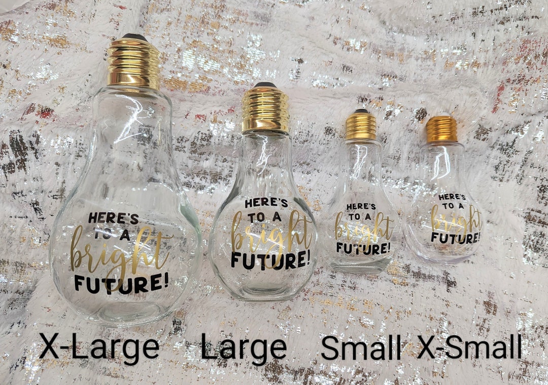 Here's to a Bright Future Light Bulb Gift Graduation - Etsy