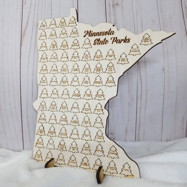 Mn State Park Map - Etsy