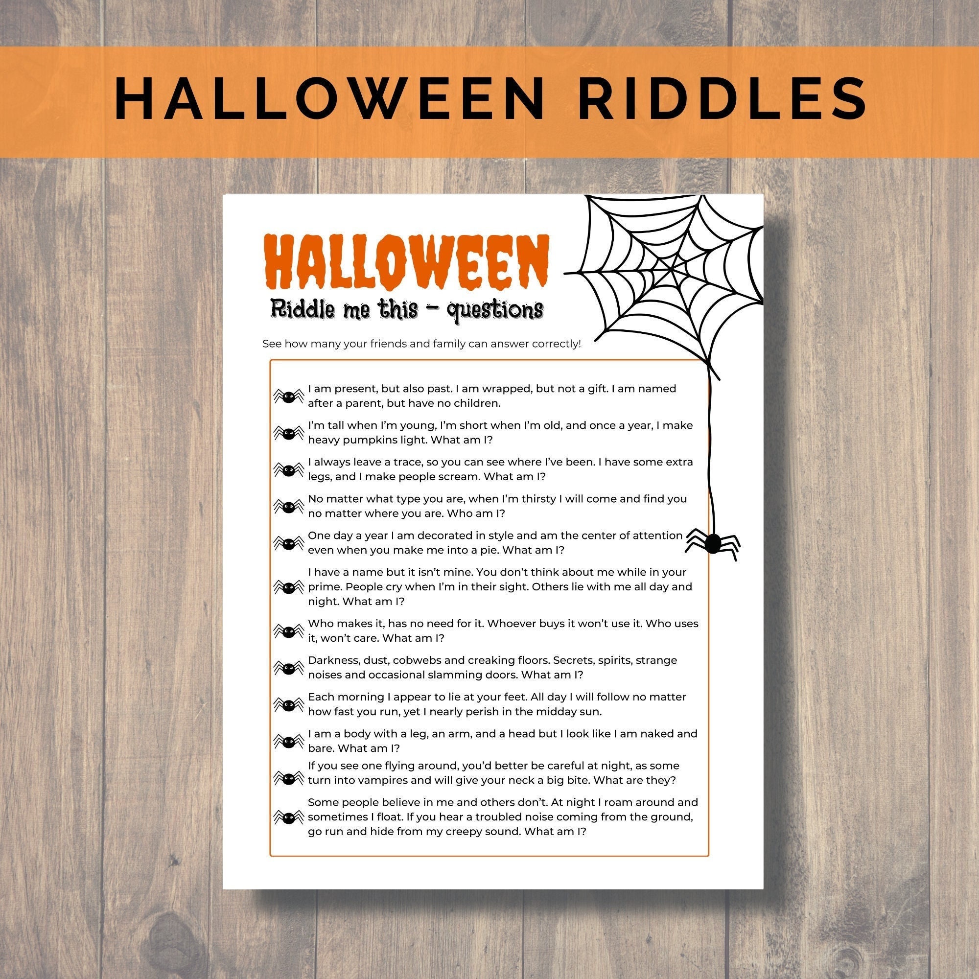 Halloween Riddles