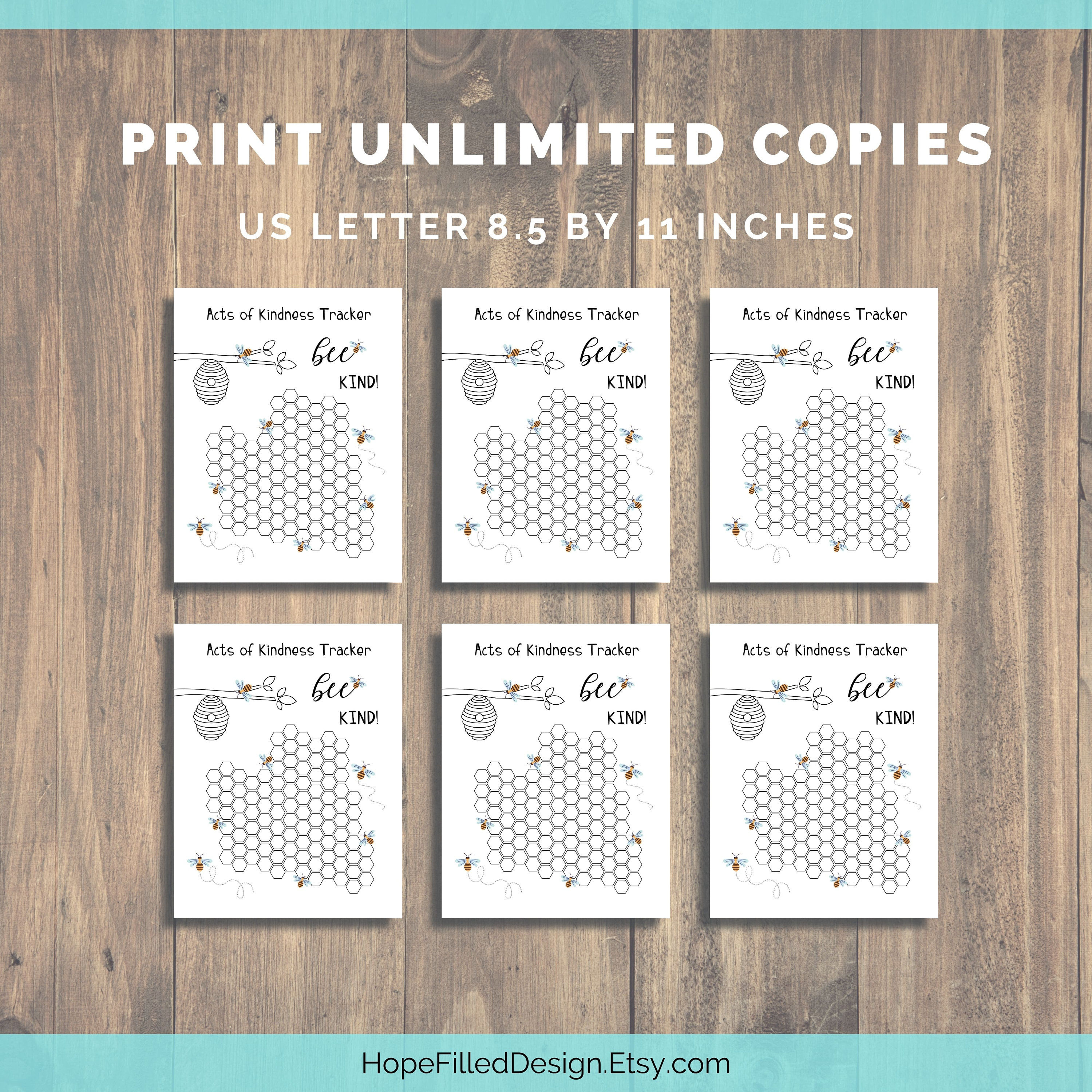 Acts of Kindness Tracker Be Kind World Kindness Day Random | Etsy Canada