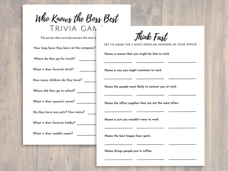 Office Party Games Team Building Games Icebreaker Game Etsy Office Party Games Team Building Games Icebreaker Game Etsy